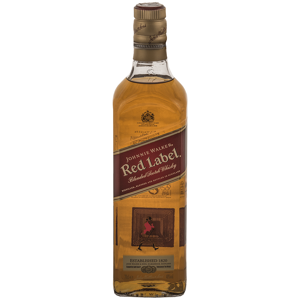JOHNNIE WALKER Red Lebel Blended Scotch Whisky 40% 0,7 L